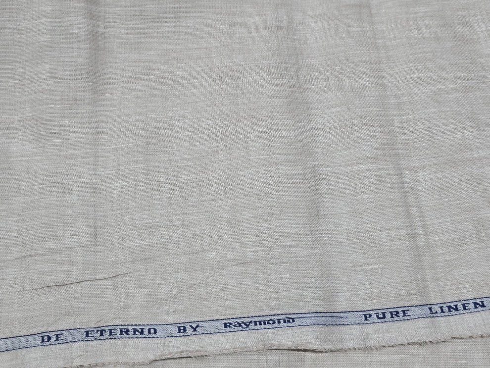 Raymond Linen 100% Linen 60 lea plain shirting fabric – Godavari ...